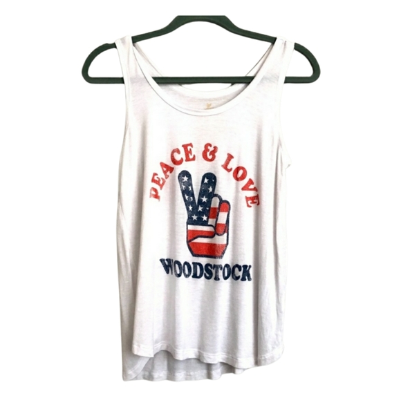 Woodstock | Tops | Peace Love Woodstock Tank | Poshmark